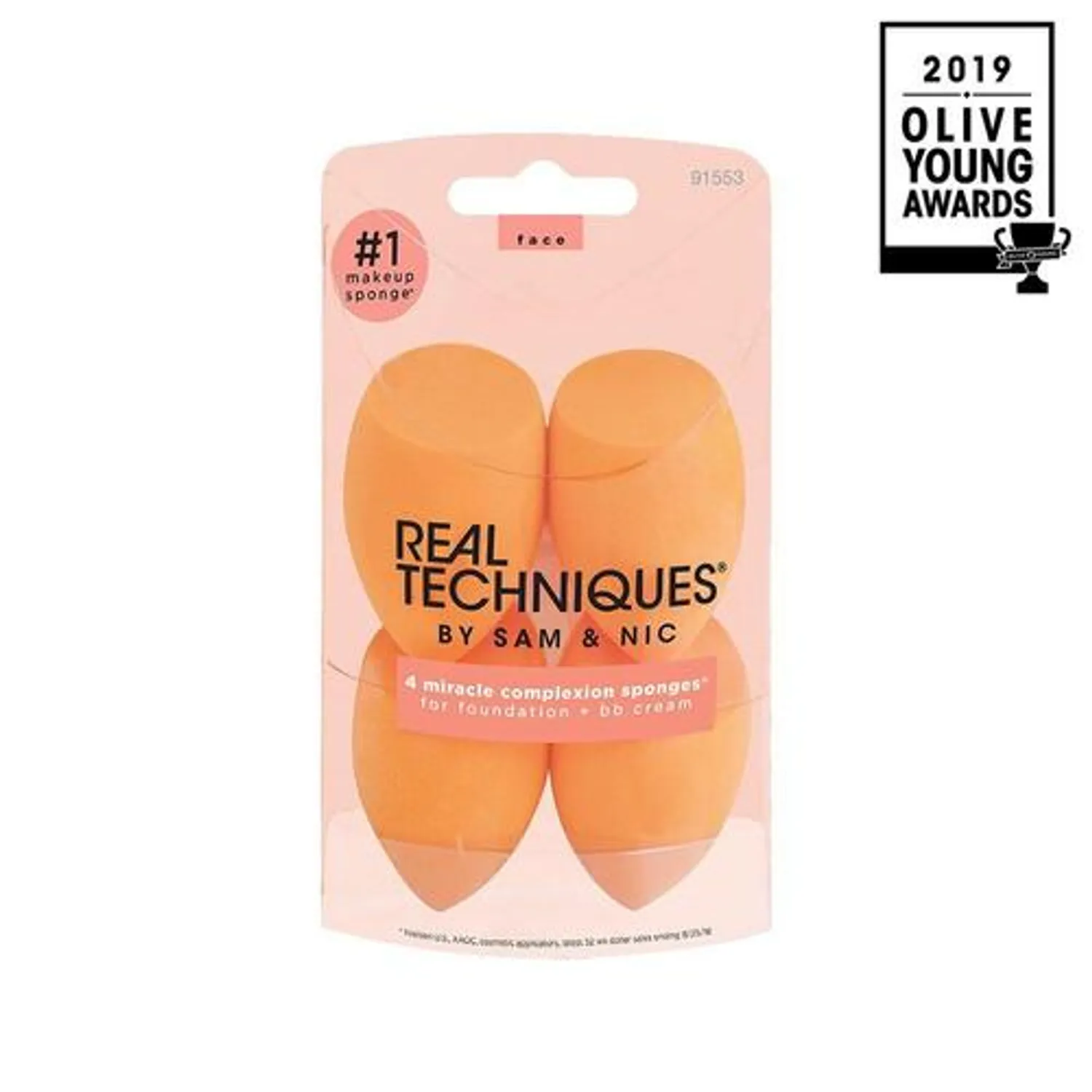 Real Techniques Miracle Complexion Sponge 4-Piece Set - OLIVE YOUNG Global