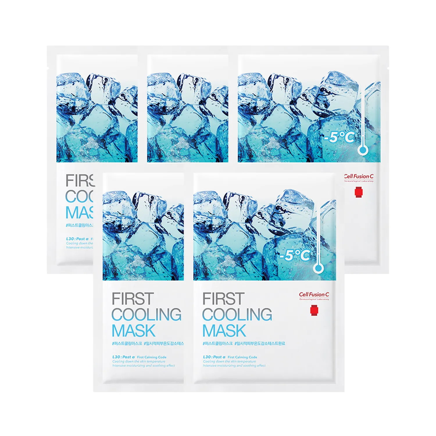 Cell Fusion C Post ä¼ª First Cooling Mask Sheet 5 Sheets - OLIVE YOUNG ...
